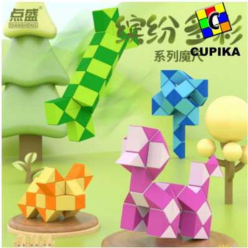 Jual Rubik Warna Muda Diansheng Snake PUZZLE 24 ORIGINAL Montessori ...
