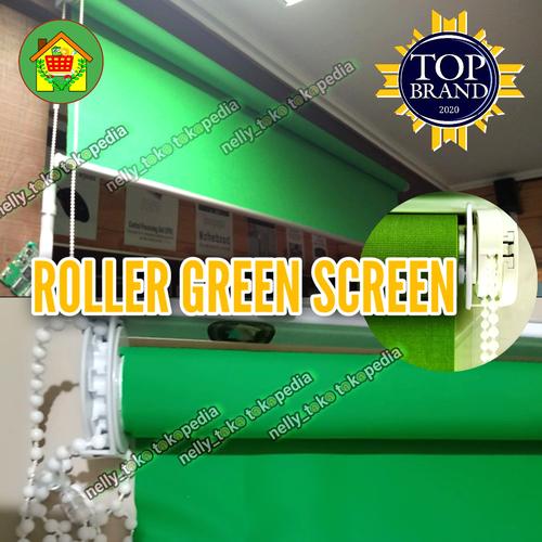 Promo Greenscreen Roller Custom Backdrop Background chroma key ...