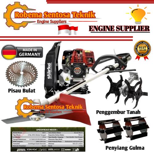 Jual Mesin Potong Rumput STARKE GX-31 Model HONDA 5 Jenis Mata Pisau ...