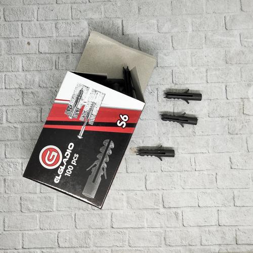 Jual Fisher plastik PVC S 5 6 8 10 12 sekrup skrup untuk tembok dinding ...