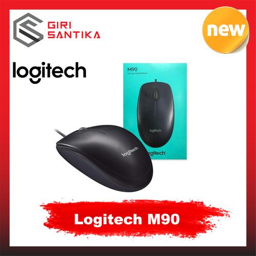 Jual Mouse Logitech M90 ORIGINAL - HD Optical Wired Mouse RESMI - Kota ...