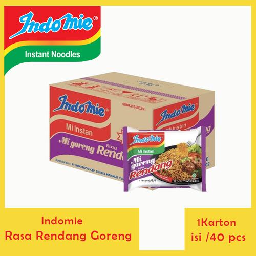 Jual Mie Goreng Indomie Rasa Rendang Best Seller 1 karton /40 pcs ...