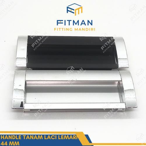 Jual TARIKAN HANDLE TANAM ALUMINIUM PINTU LEMARI LACI KOTAK 44MM ...