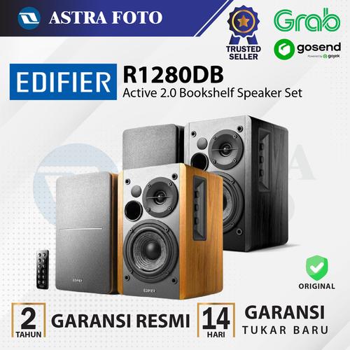 Promo Edifier R1280DB Active 2.0 Bluetooth Bookshelf Speaker Set - Coklat - Hitam Cicil 0% 3x ...