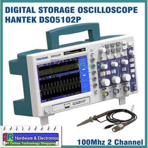 Jual Hantek DSO5102P Digital Storage Oscilloscope 2Channel 100MHz ...