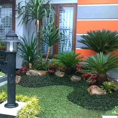 Jual contoh taman simple dengan bukitan yang indah - Jakarta Selatan ...
