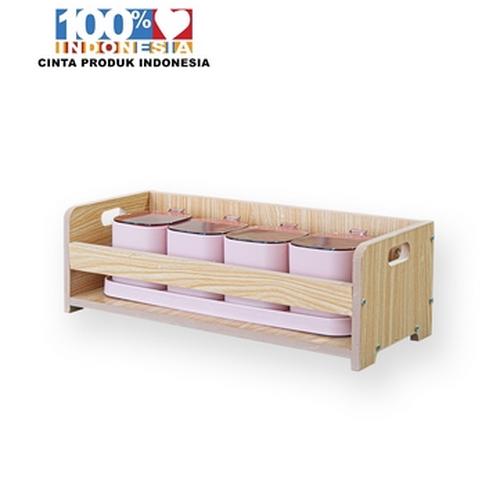 Jual Rack Rakk Rak Ambal Gantung Tembok Tatakan Wadah Bumbu Dapur ...
