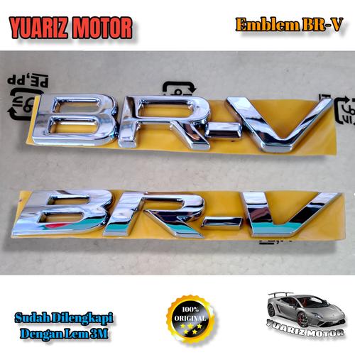 Jual EMBLEM BR-V ORIGINAL HONDA LOGO MERK TULISAN BR-V ORIGINAL SATUAN ...
