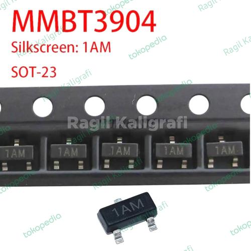 Jual MMBT3904 1AM transistor mmbt3904 transistor NPN 2N3904 1AM SOT-23 ...