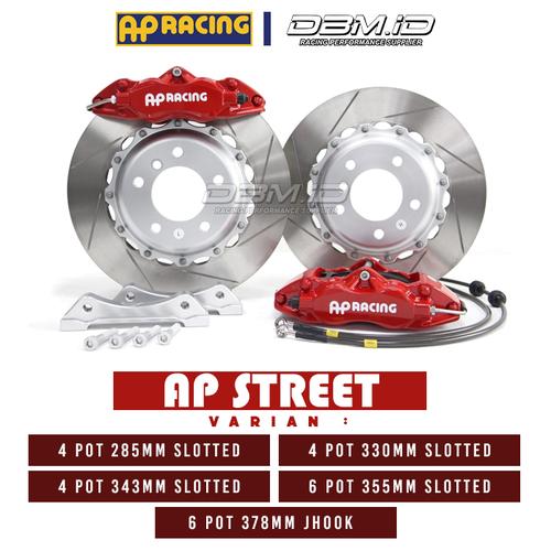 Promo BBK Big Brake Kit AP Racing AP Street 4 Pot 6 Pot Slotted J Hook ...