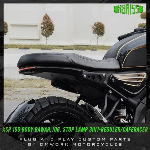 Jual XSR 155 Body Bawah,Jog, Stop lamp 3in1 - CAFERACERSINGLE, Hitam ...