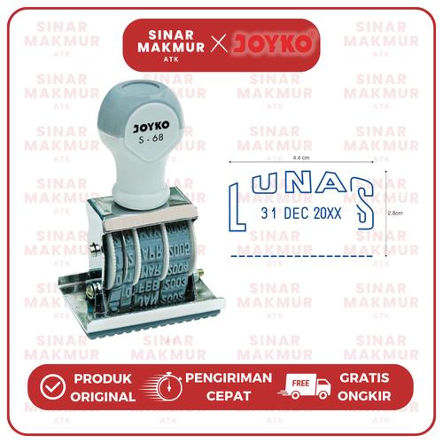 Jual Date Stamp/Stempel Tanggal/Lunas S-68 Joyko (PCS - Jakarta Barat ...