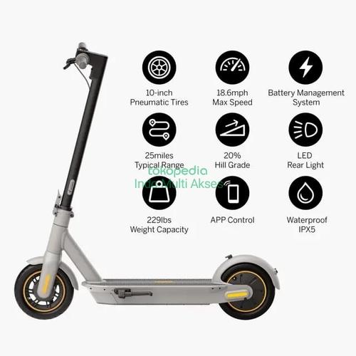 Jual Segway Ninebot MAX G30 LP Original Skuter Electric KickScooter ...