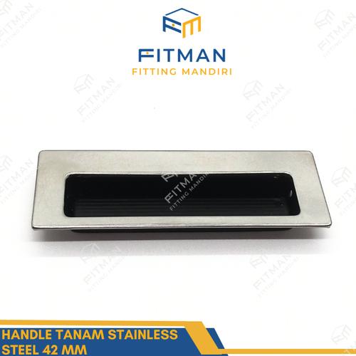 Jual TARIKAN HANDLE TANAM ALUMINIUM PINTU LEMARI LACI KOTAK 42MM ...