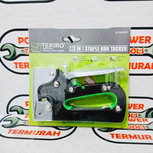 Jual STAPLER GUN TACKER TEKIRO SG1672 GUN TUCKER STAPLE 3 IN 1 STAPLES ...