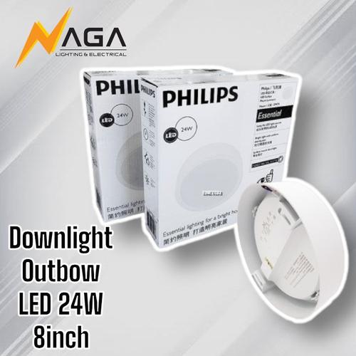 Jual DOWNLIGHT OUTBOW LED PHILIPS 24 WATT 59474 MESON 24W 8" 24 W 8 ...
