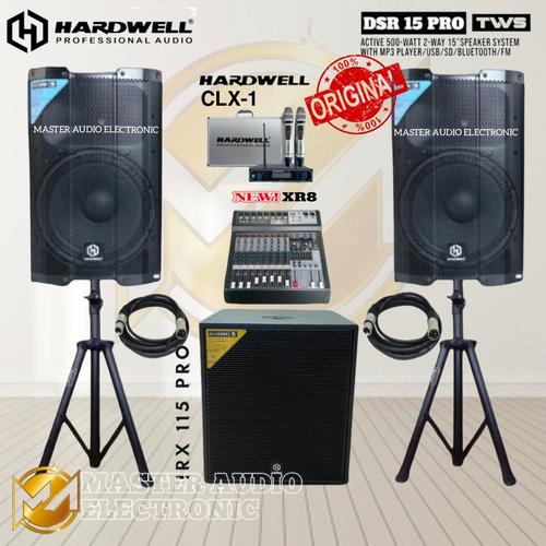 Jual PAKET SOUND SYSTEM FULL HARDWELL SPEAKER 15 INCH DSR 15 PRO ...