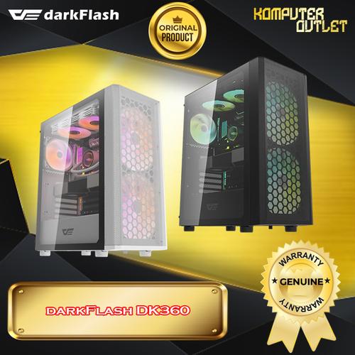 Jual DARKFLASH DK360 ATX TEMPERED GLASS PC CASE GAMING - CASING PC - Hitam - Jakarta Pusat ...