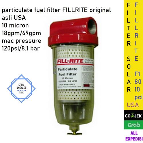Jual filter solar fillrite asli USA / particulate fuel filter f1810pci ...
