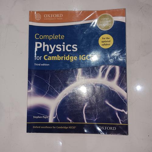Jual Buku Complete Physics Fisika Cambridge IGCSE Third Edition Oxford - Jakarta Utara ...