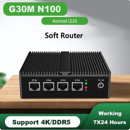 Jual Industrial Mini PC G30M Intel N100 DDR5 NVMe 4Port LAN 2.5G Router - BAREBONE - Jakarta ...