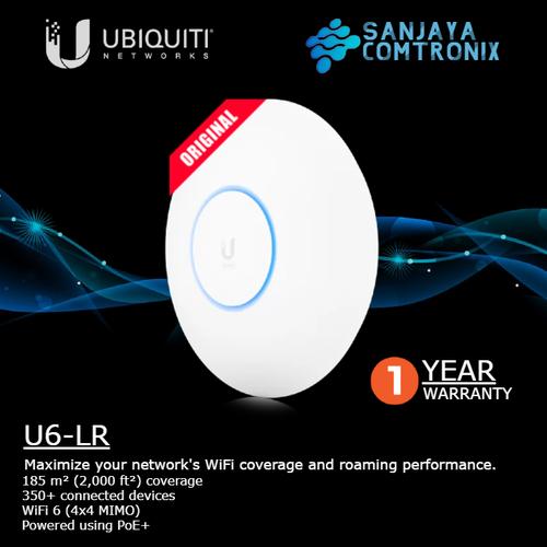 Jual UBIQUITI U6-LR Access Point WiFi 6 Long-Range Unifi 6-LR - TANPA ...