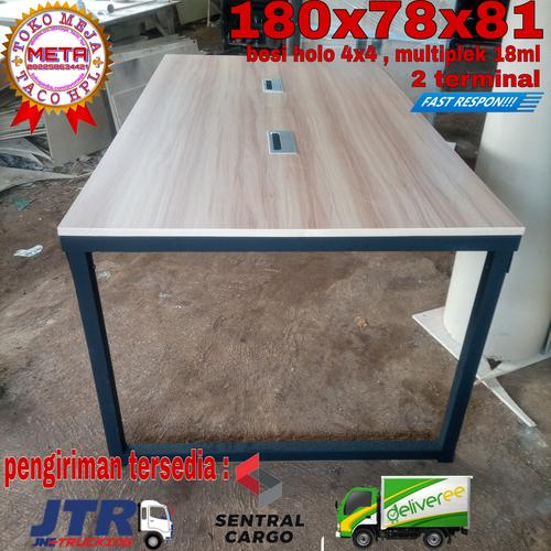 Jual meja meeting/rapat costum 180x78x81 - Kota Tangerang Selatan ...