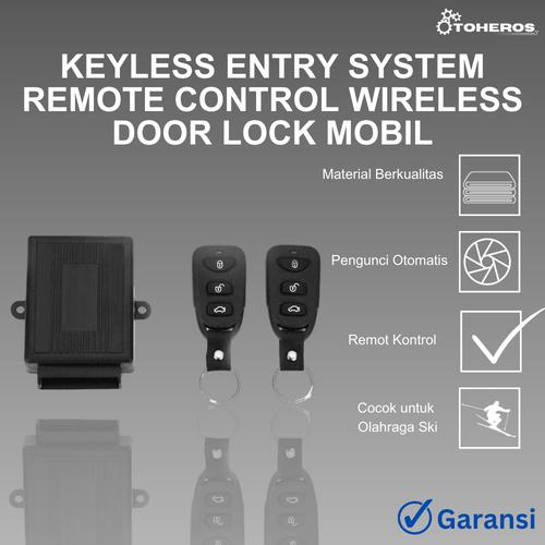 Jual Starter Keyless Entry System Remote Control Wireless Door Lock ...
