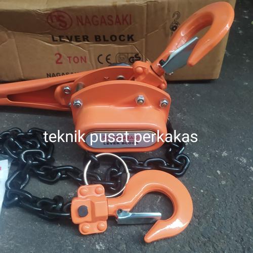 Jual Lever Block 2 Ton 1.5 Meter Takel NAGASAKI Original Japan ...