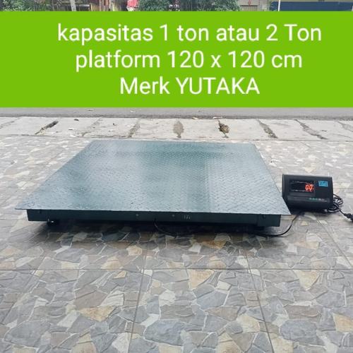 Jual Timbangan Digital / Timbangan Duduk Digital 1 ton ,2 ton 120 x 120 ...