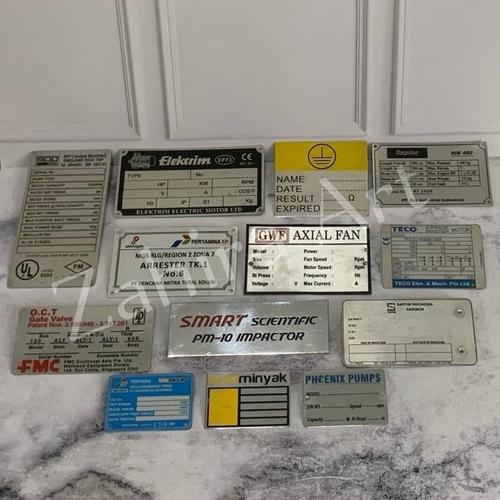 Jual plat label / tag plate label - Jakarta Pusat - Zahira Art | Tokopedia