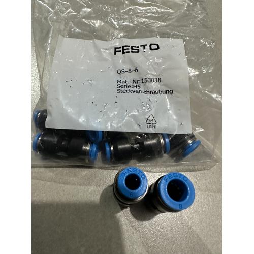 Jual FESTO PUSH IN FITTING QS 8-6 STRAIGHT REDUCER - Kab. Tangerang - FITTING PNEUMATIC | Tokopedia