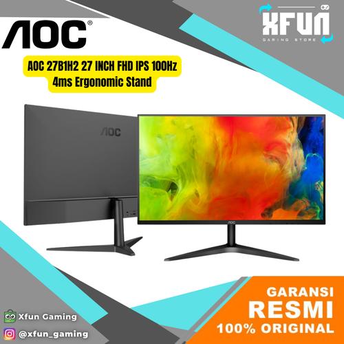 Jual Monitor AOC 27B1H2 27" LED IPS Full HD 100Hz Ultra-Slim - Kota ...