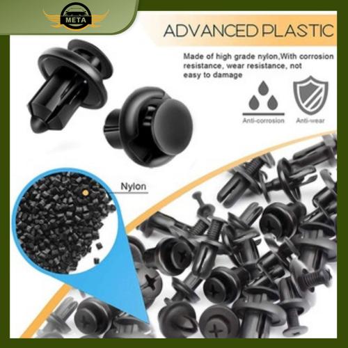 Jual 100PCS Baut Rivet Mobil Universal Universal Klip Bumper Baut ...