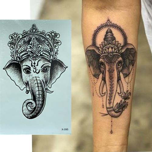 Jual X-095 TATO TEMPORER Temporary Tatoo palsu sticker GAJAH THAILAND ...