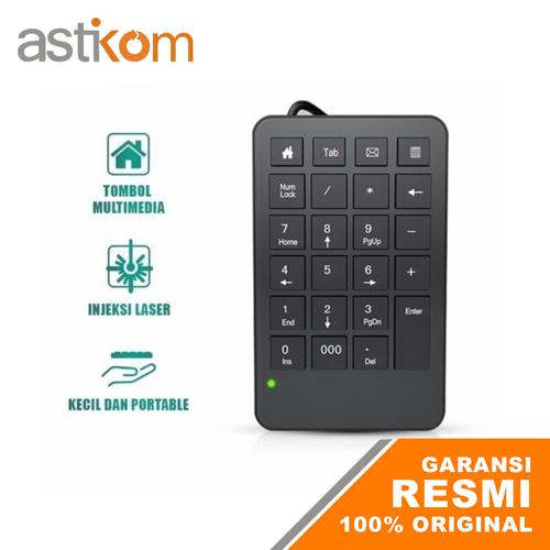 Jual Numeric Keypad Robot RK01 Wired Black Numpad - Kota Denpasar ...