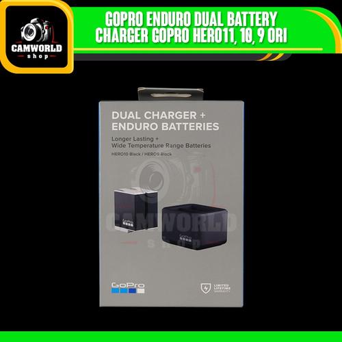 Jual GoPro Enduro Dual Battery Charger GoPro Hero11/Hero10/Hero9 ...