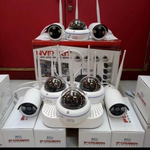 Jual Paket CCTV wireless NVR kit 8ch 8MP Super HD Wireless Full hd HDD ...