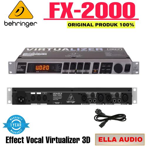 Jual Behringer Virtualizer FX2000 3D Multi Efek Vocal fx2000 3d ...