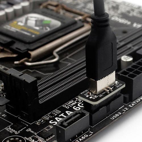Jual USB 3.0 19 PIN MOTHERBOARD TO TYPE-E HEADER ADAPTER TYPE-C TYPE C ...