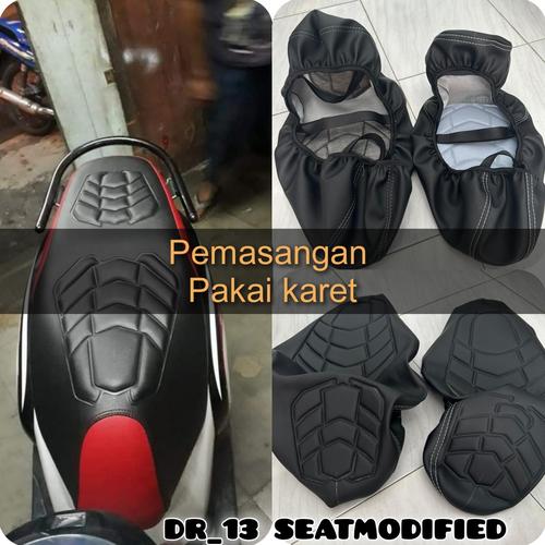 Jual SARUNG JOK PAKE KARET MOTOR BEAT SCOOPY VARIO NMAX PCX AEROX BEAT ...