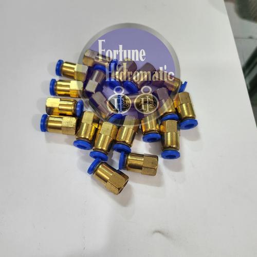 Jual FITTING PNEUMATIC MPCF 6 - 01 SELANG 6mm DRAT 1/8 INCH - MPCF 6 ...