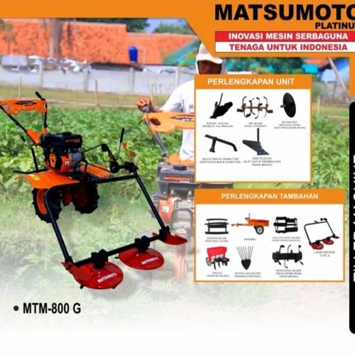 Jual Alat Pemotong Rumput Traktor Matsumoto MTM-800G + LAWN MOWER TYPE ...