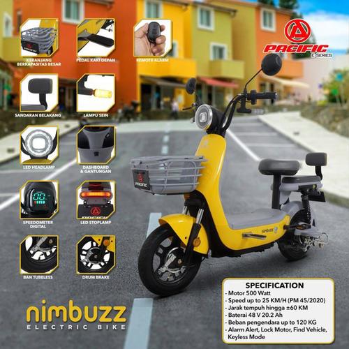 Jual Sepeda Listrik Ebike Pacific Nimbuzz 48V 20.2Ah 500 Watt - Jakarta Timur - Toko Sepeda ...