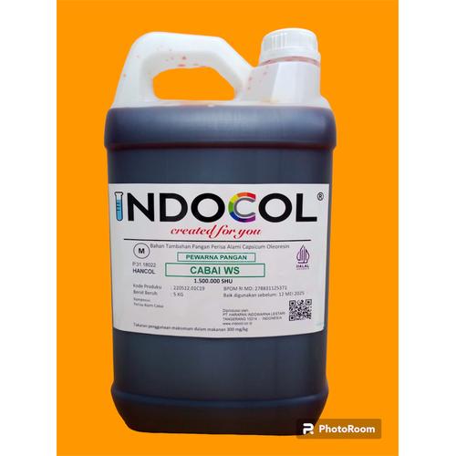 Jual INDOCOL CAPSICUM WS (MINYAK CABAI) 1.500.000 SHU (5 KG) - Kab ...