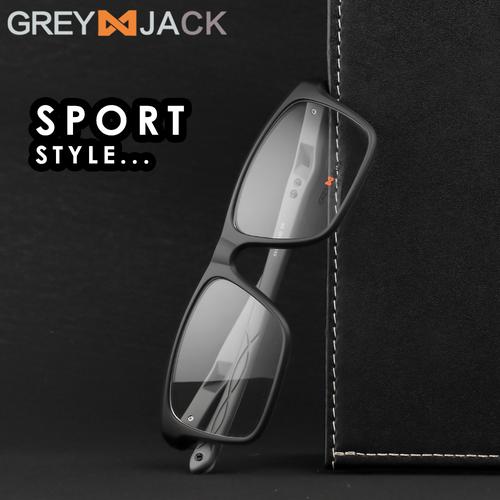 Promo Grey Jack Frame Kacamata Kotak Model Sport TR90 Ringan Bisa Minus ...