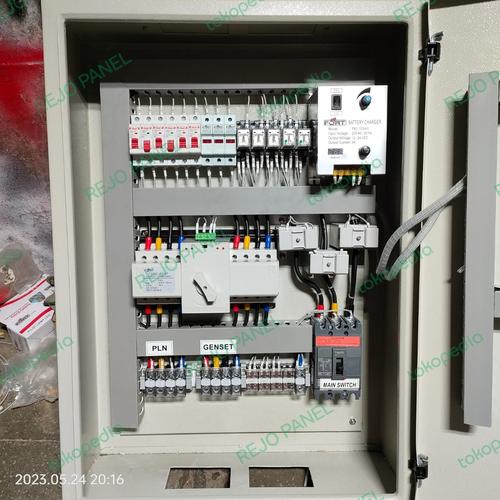 Jual panel ATS AMF 30-40KVA komplit - mccb 3p 40a Schneider - modul AMF ...