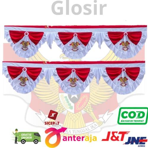 Jual bendera umbul umbul/backdrop - Kab. Garut - glosir bendera | Tokopedia