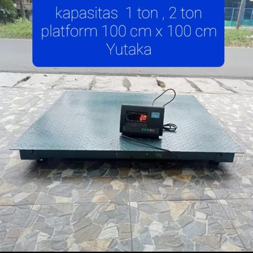 Jual Timbangan Digital Kapasitas besar 1 Ton atau 2 Ton 100 x 100cm ...
