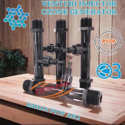 Jual venturi injector ozone pvdf 1/4 inch Venturi Injector Ozone ...